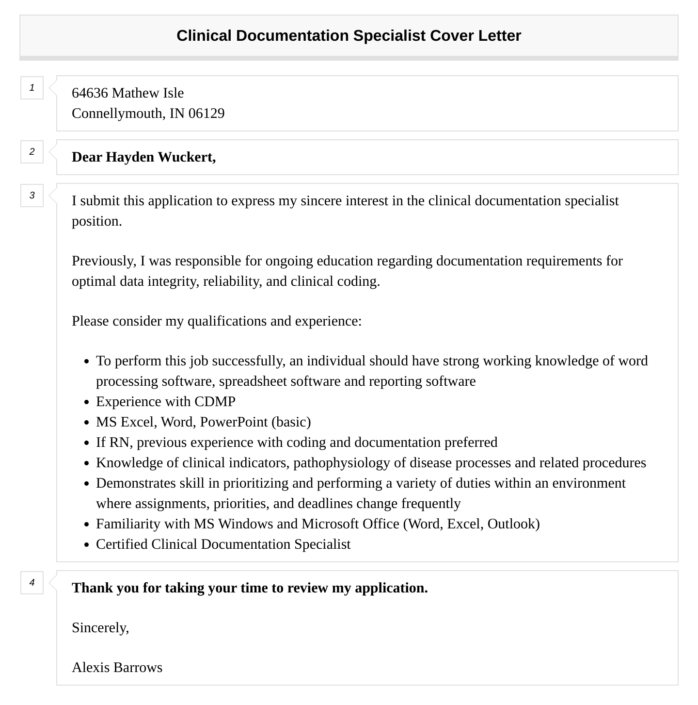 Clinical Documentation Specialist Cover Letter Velvet Jobs Clinical Documentation Specialist Cover Letter Velvet Jobs