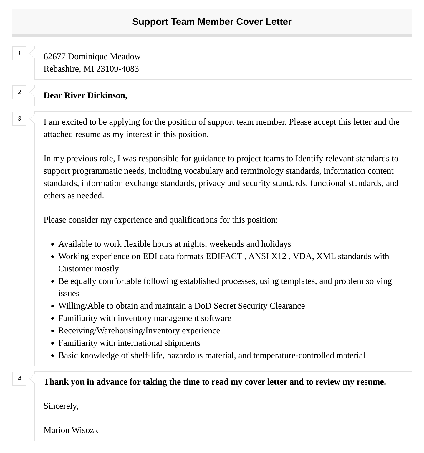 Support Team Member Cover Letter Velvet Jobs Support Team Member Cover Letter Velvet Jobs