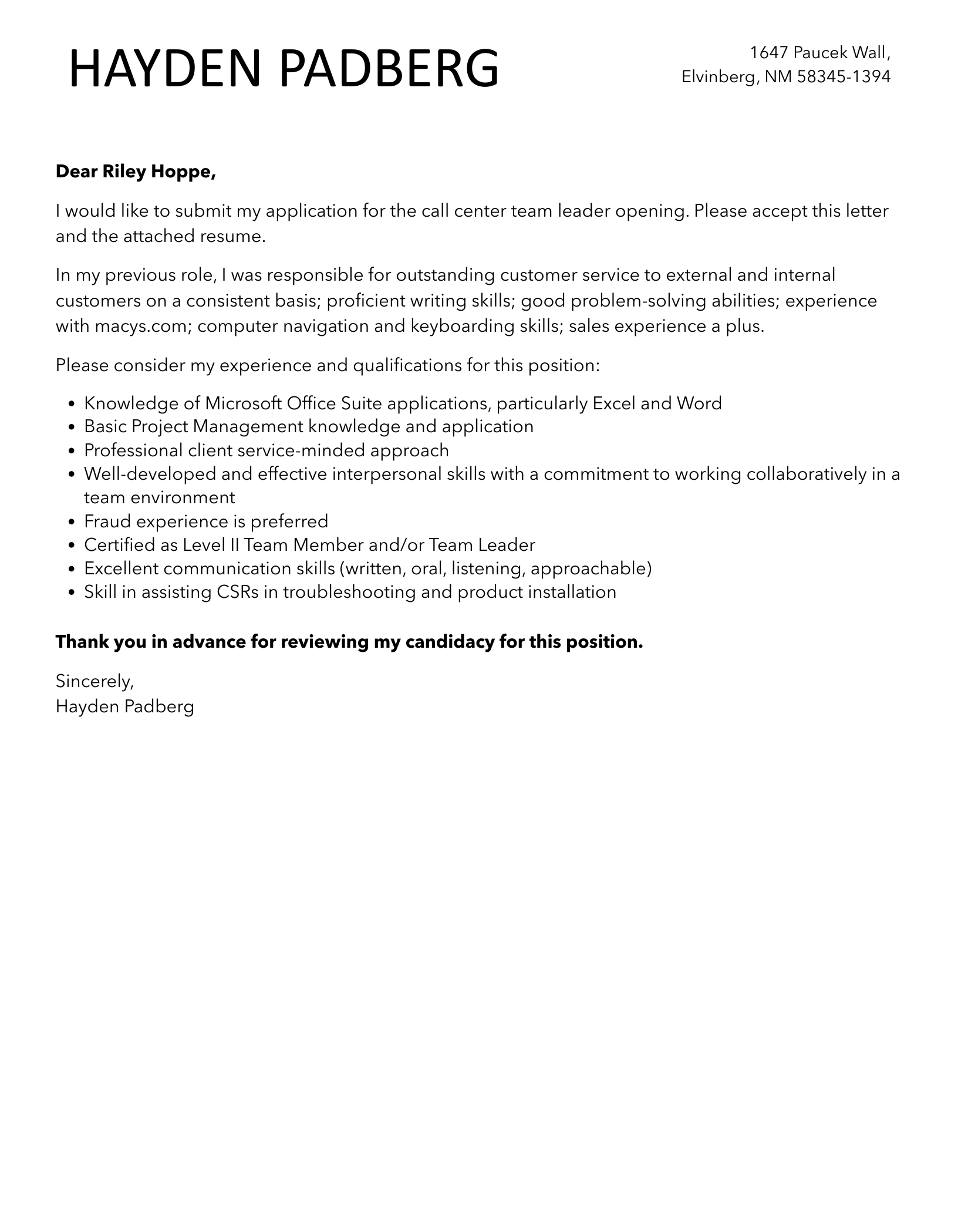 Call Center Team Leader Cover Letter Velvet Jobs Call Center Team Leader Cover Letter Velvet Jobs