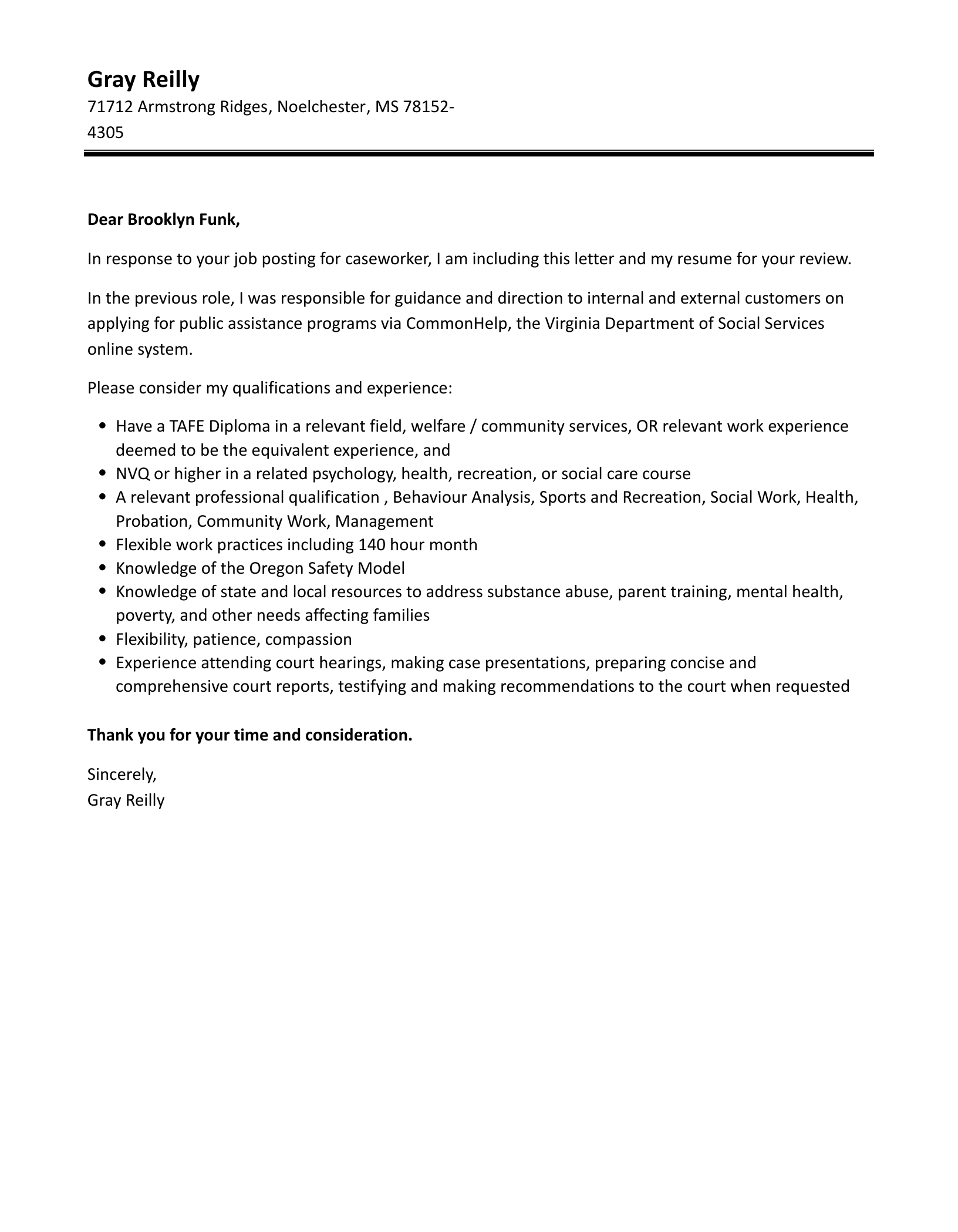 Caseworker Cover Letter Velvet Jobs
