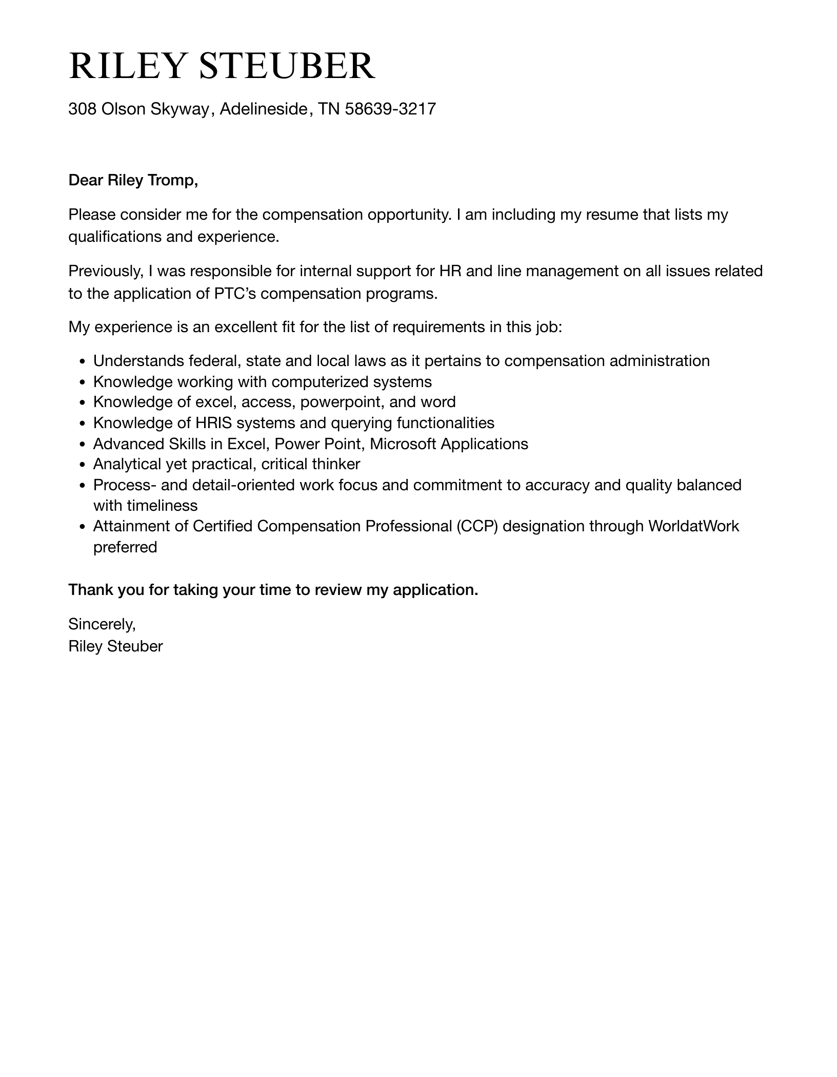 Compensation Cover Letter Velvet Jobs Compensation Cover Letter Velvet Jobs
