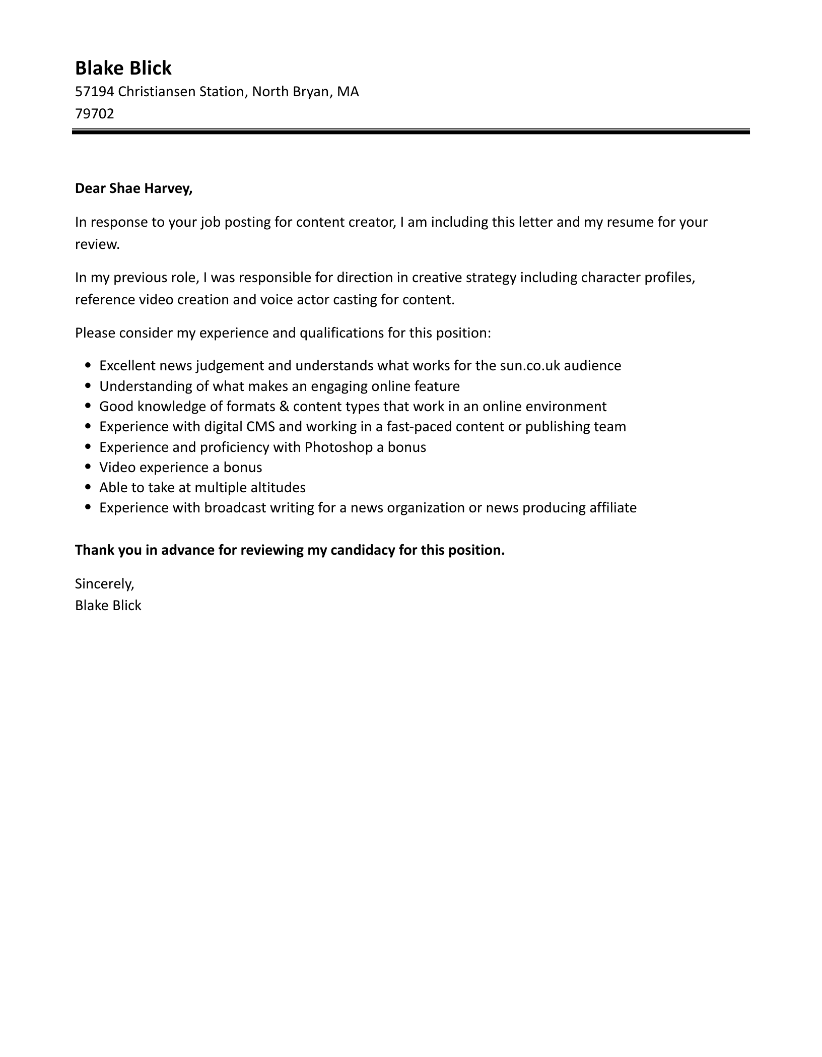 Content Creator Cover Letter Velvet Jobs Content Creator Cover Letter Velvet Jobs