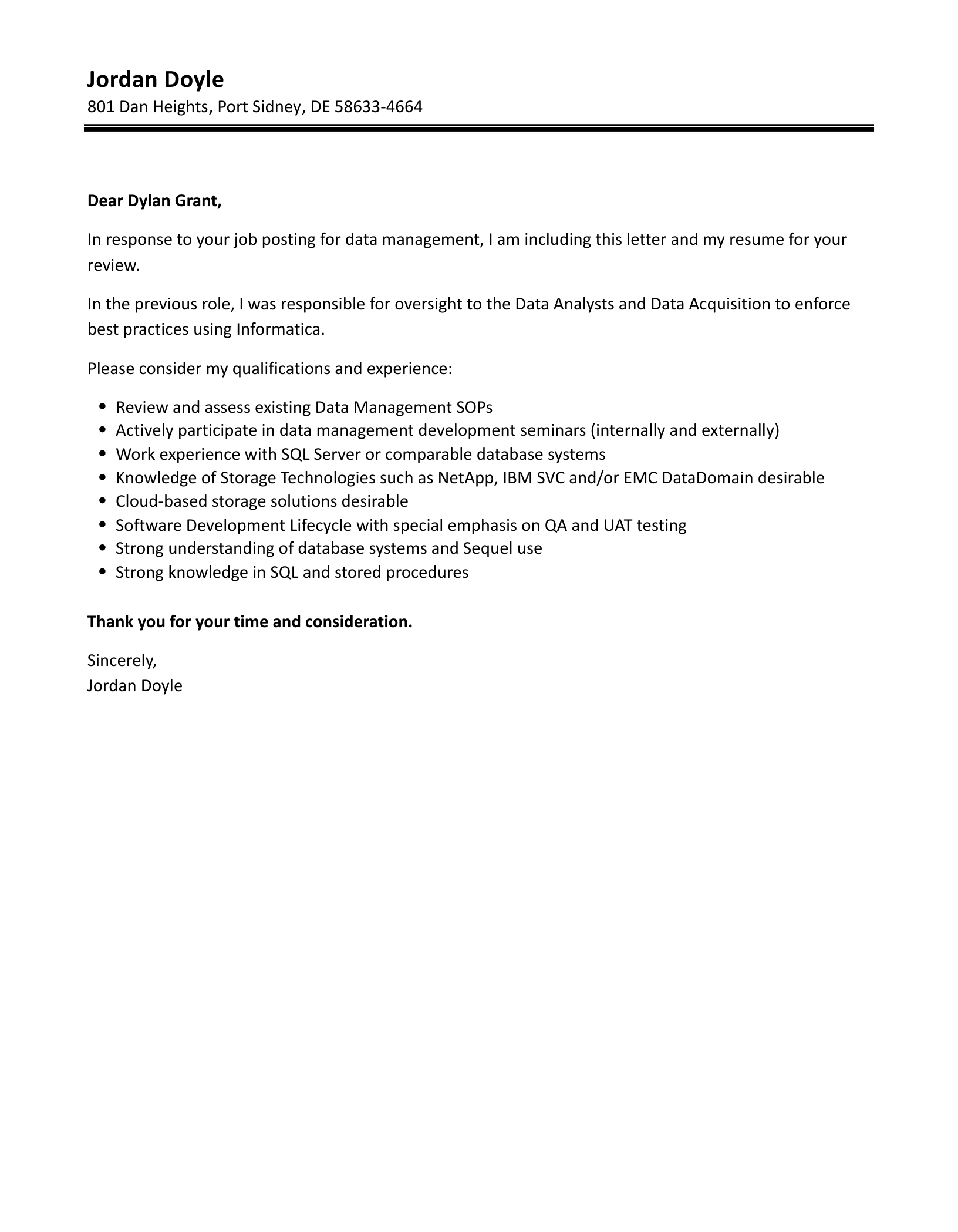 Data Management Cover Letter Velvet Jobs Data Management Cover Letter Velvet Jobs