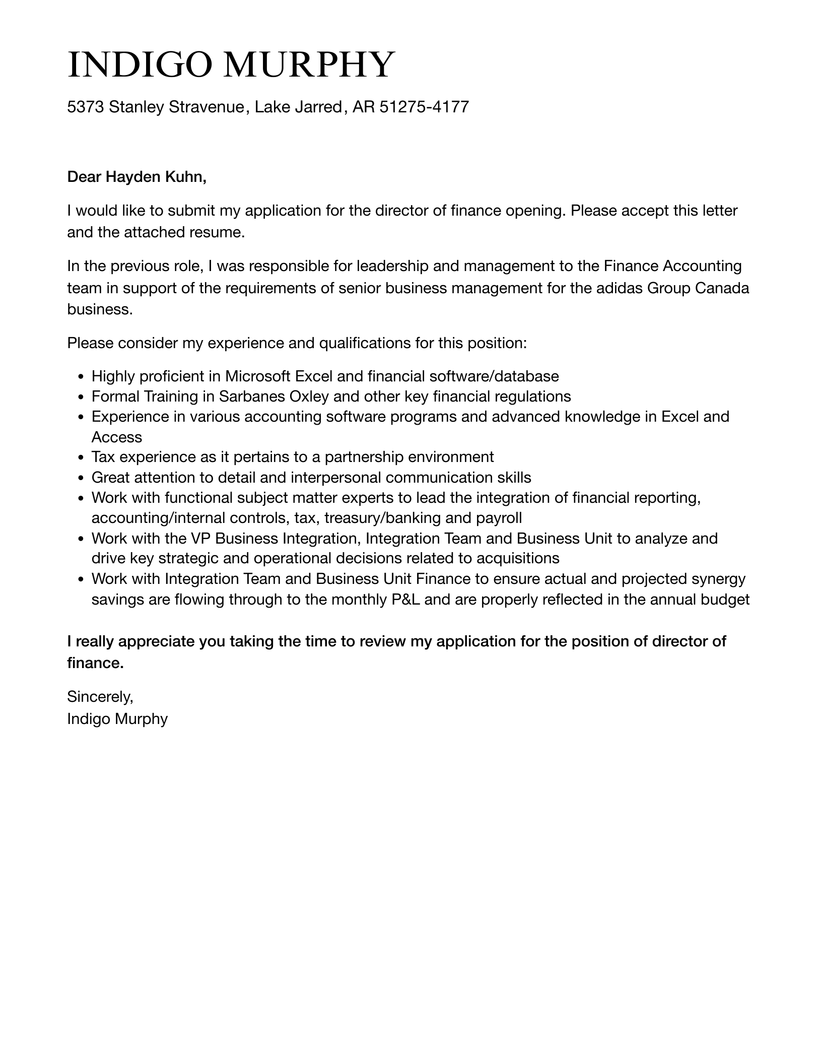 Director Of Finance Cover Letter Velvet Jobs Director Of Finance Cover Letter Velvet Jobs
