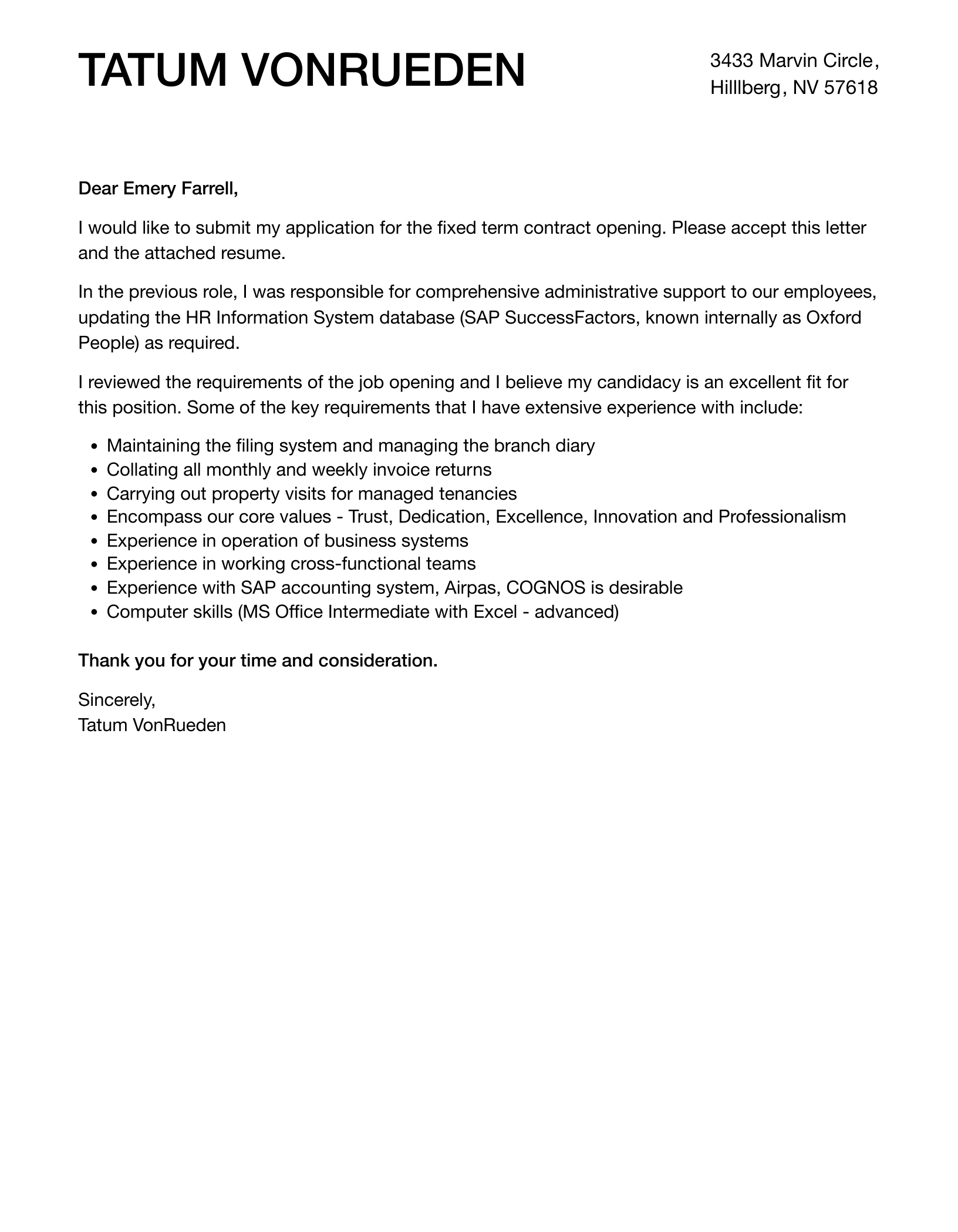 Fixed Term Contract Cover Letter Velvet Jobs Fixed Term Contract Cover Letter Velvet Jobs