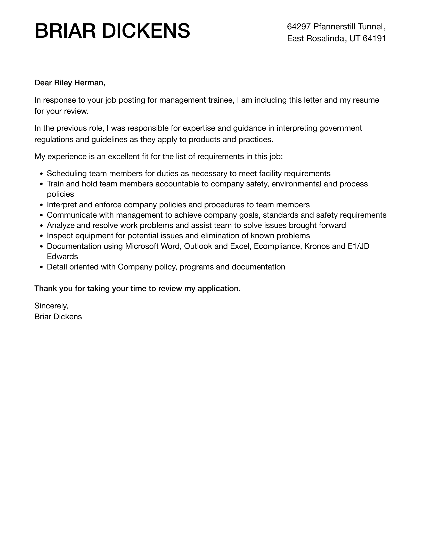 Panduan Menulis Cover Letter Management Trainee Glint Vrogue co