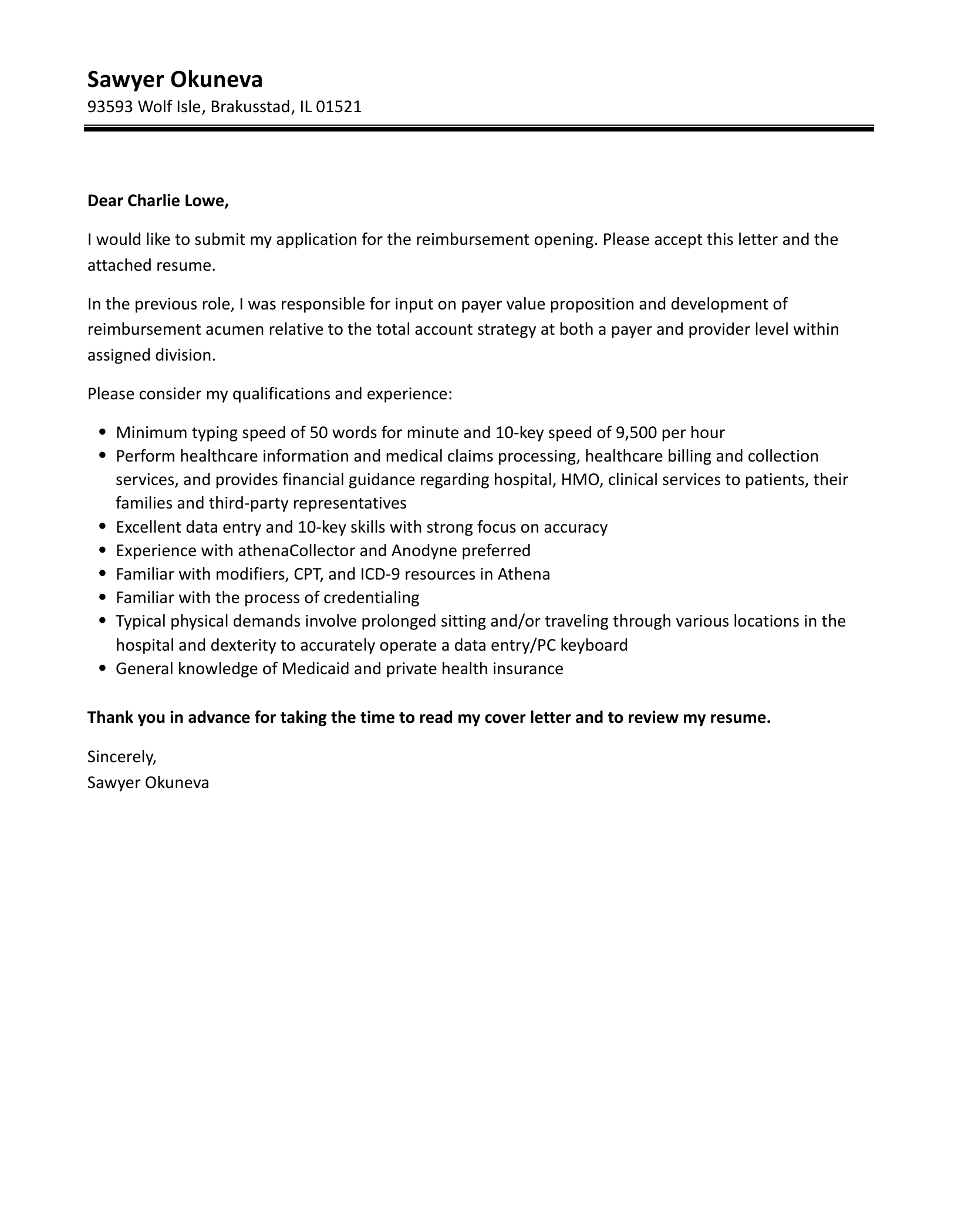 Reimbursement Cover Letter Velvet Jobs