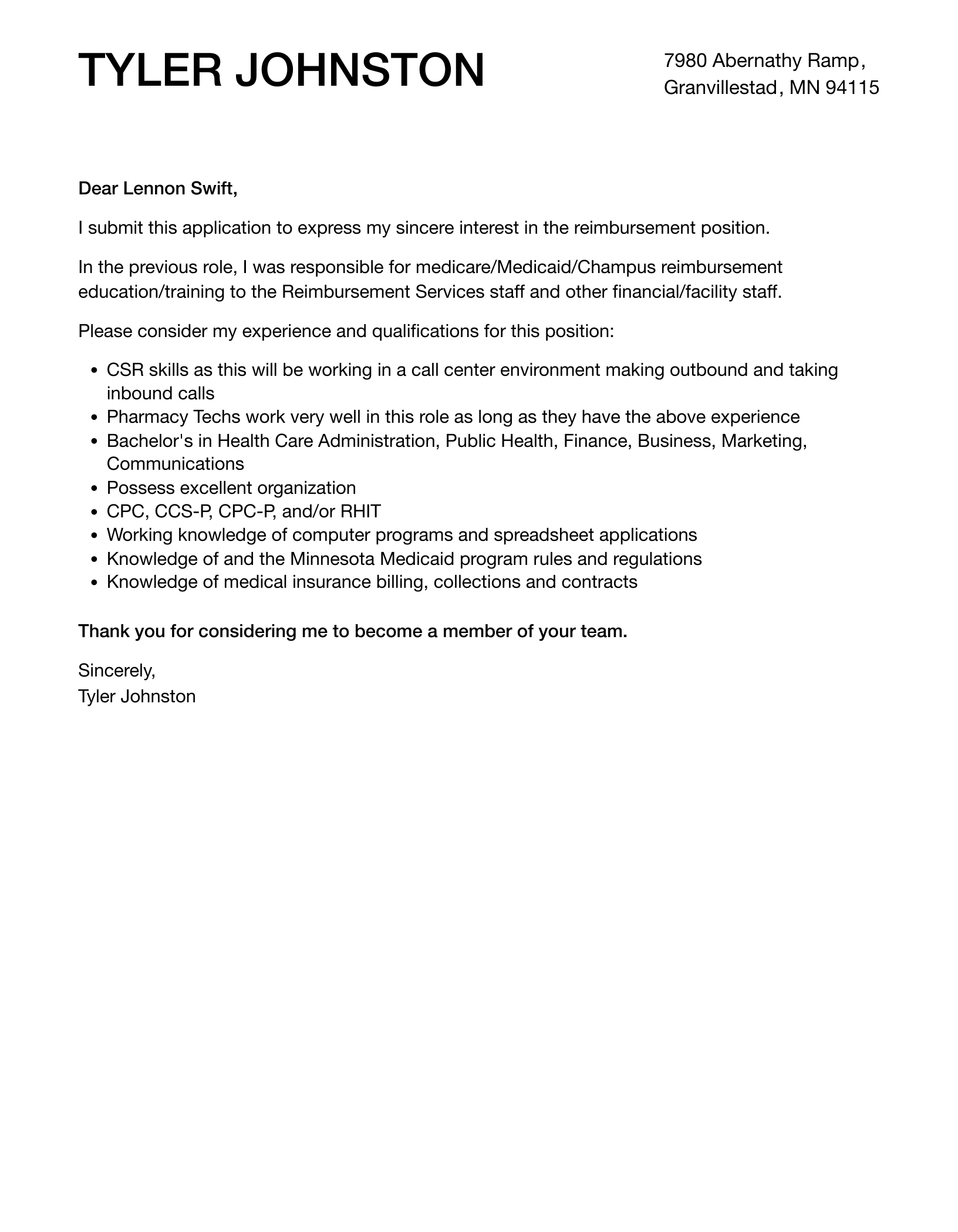 Reimbursement Cover Letter Velvet Jobs