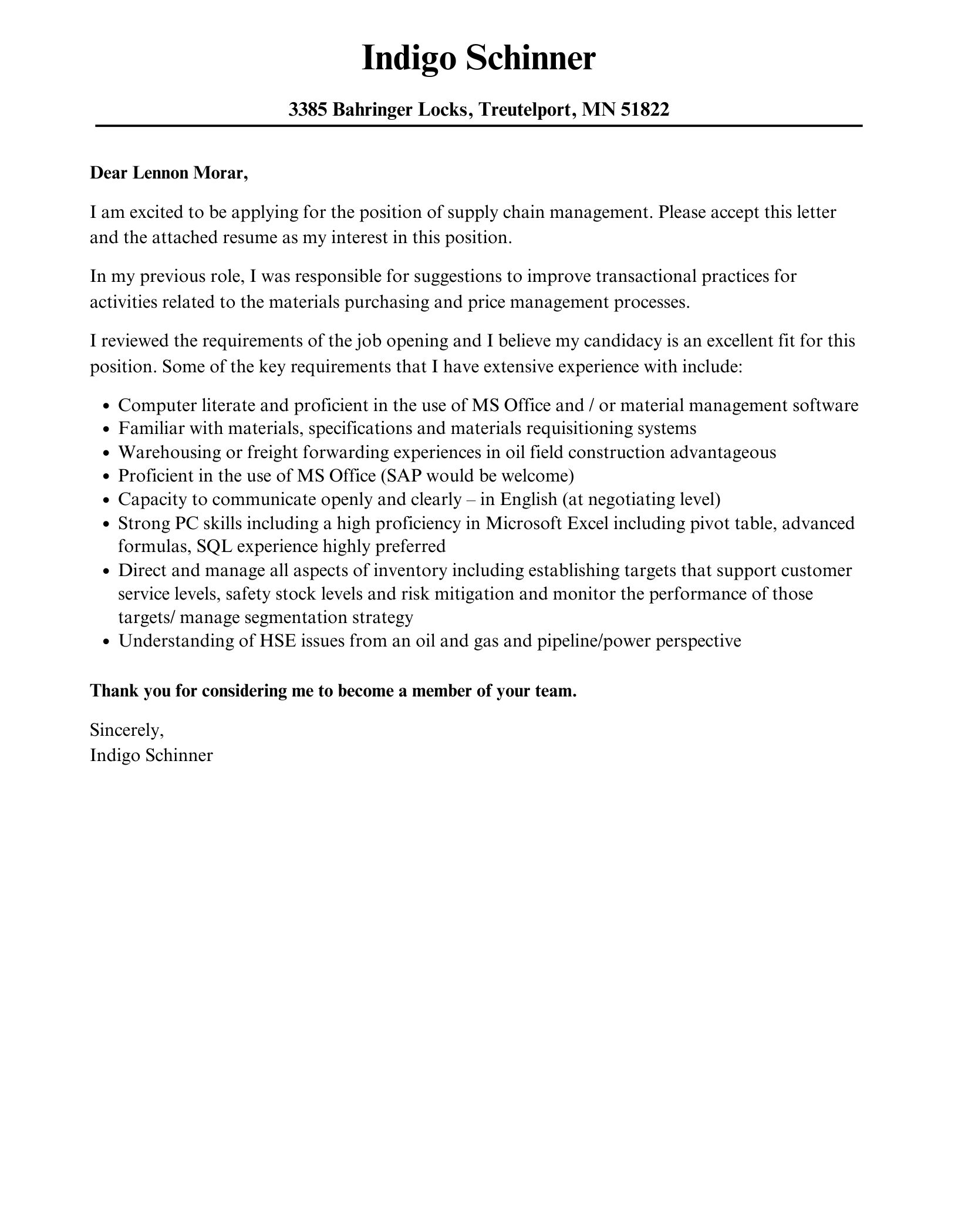  nmaga K lv ros Pebish Motivation Letter For Supply Chain Management 