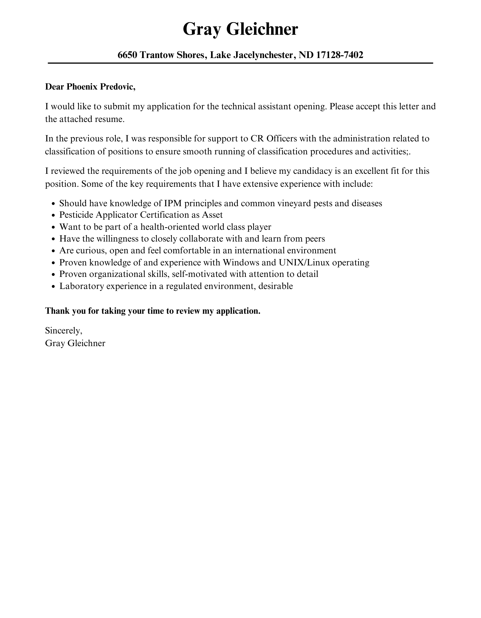 Awesome Info About Technical Cover Letter Examples Best Cv Samples Doc