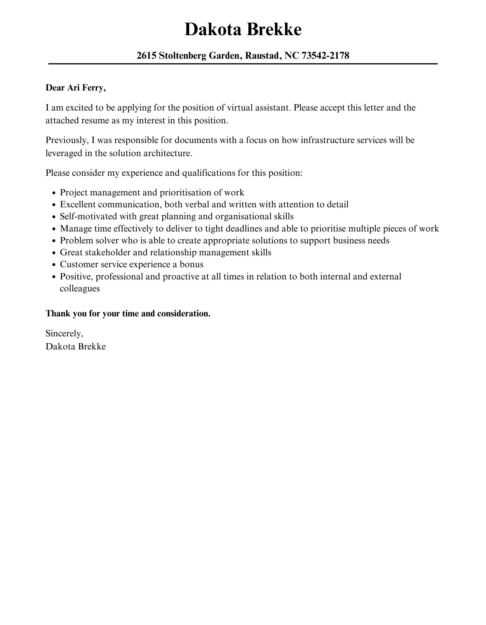 Sample Cover Letter For Virtual Assistant Cover Lette Vrogue co