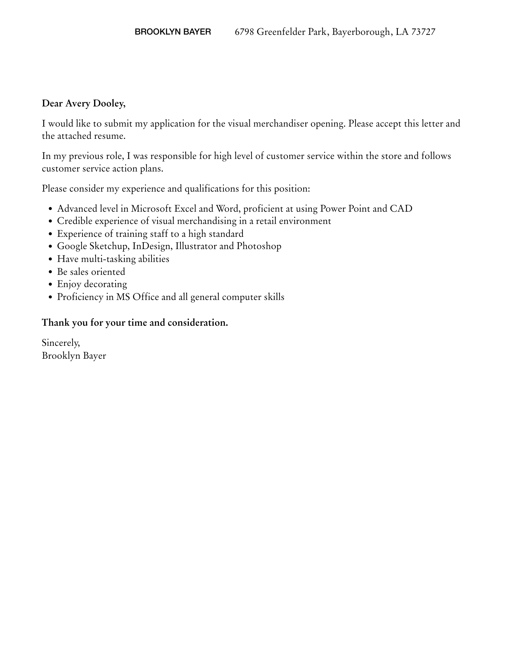 Visual Merchandiser Cover Letter Velvet Jobs Visual Merchandiser Cover Letter Velvet Jobs