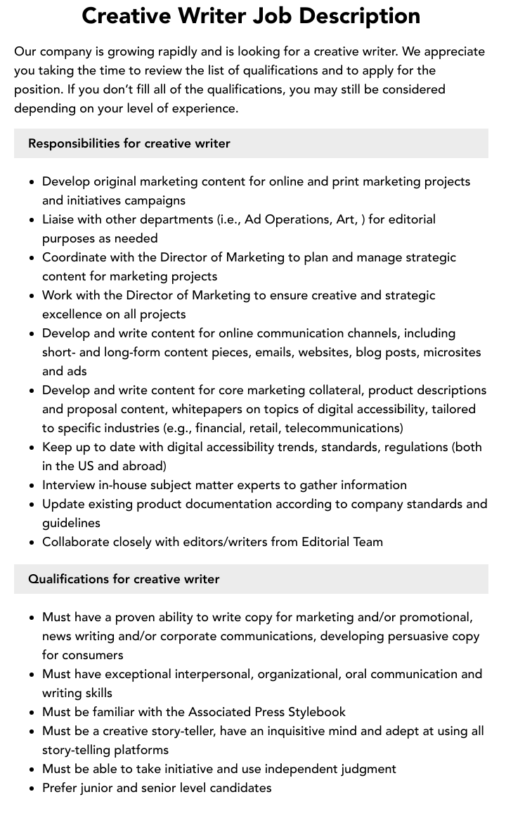 Wiki Creative Writing Jobs 2024 Clara Demetra Wiki Creative Writing Jobs 2024 Clara Demetra