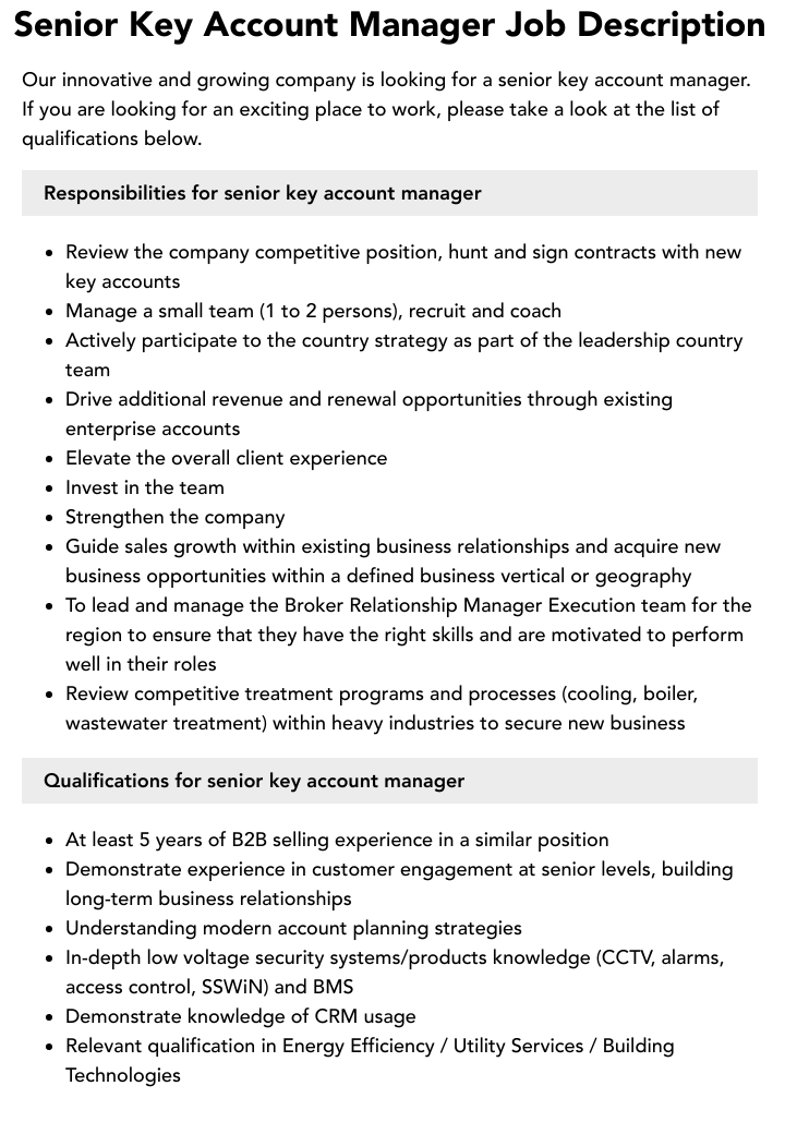 What Are The Roles And Responsibilities Of Account Manager