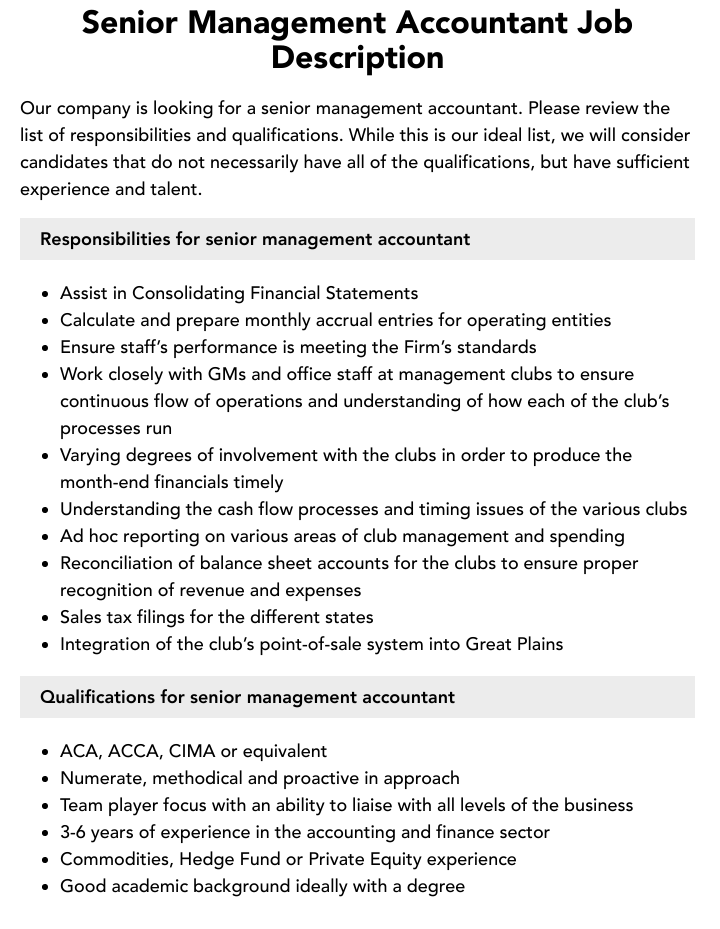 What Are The Roles And Responsibilities Of A Senior Management Team