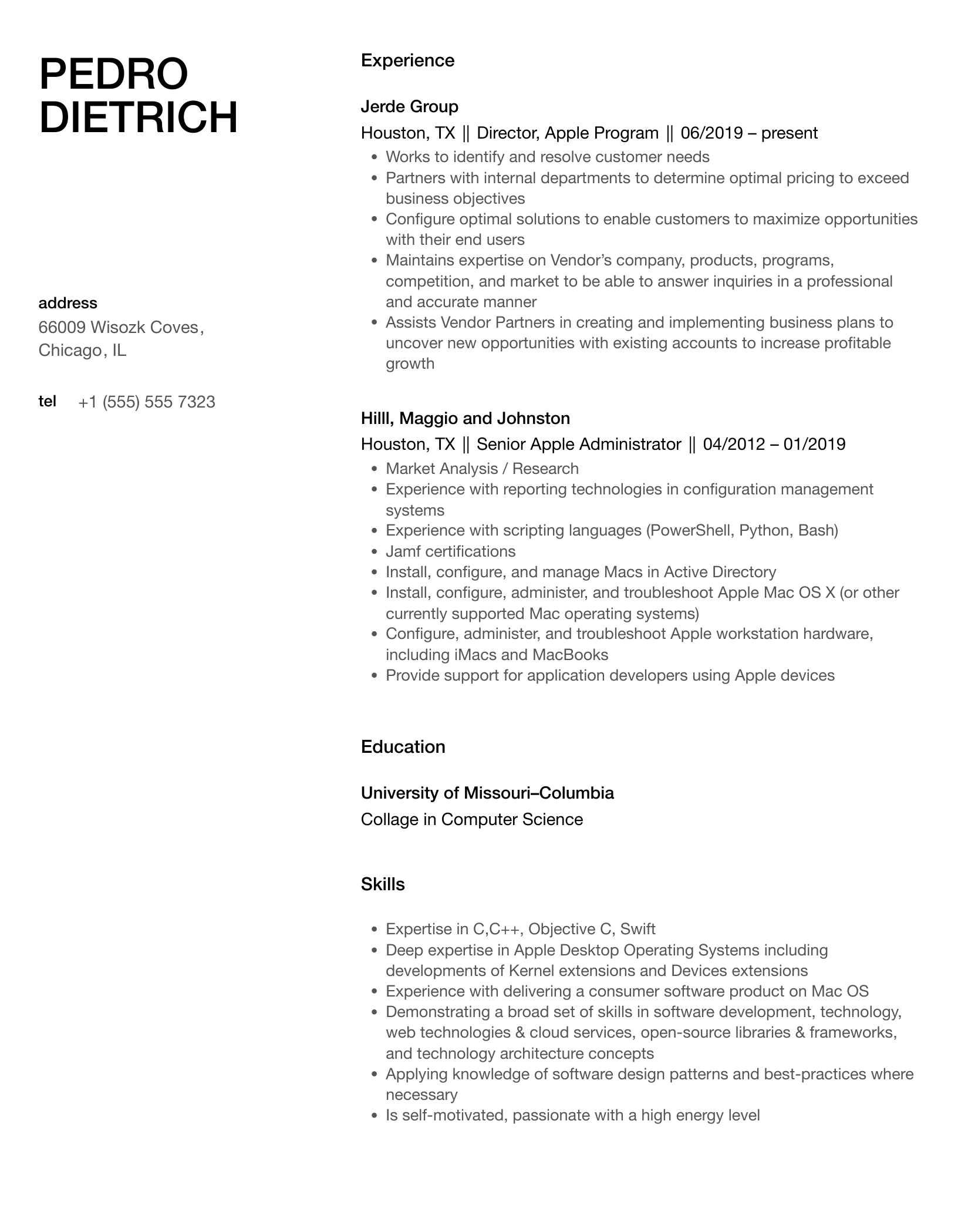 Apple Resume Samples Velvet Jobs