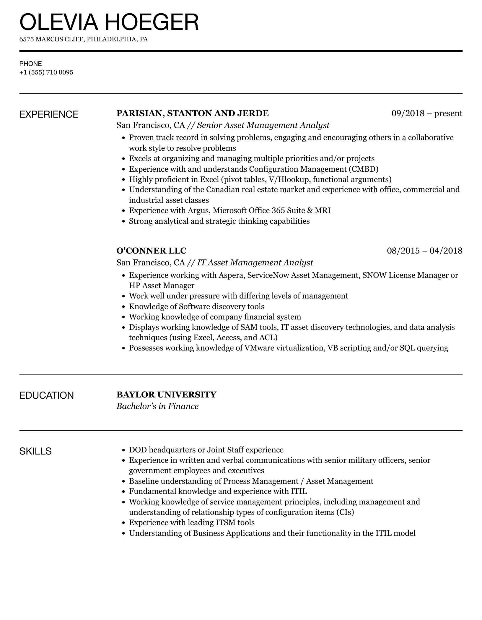 Asset Management Analyst Resume Samples Velvet Jobs Asset Management Analyst Resume Samples Velvet Jobs