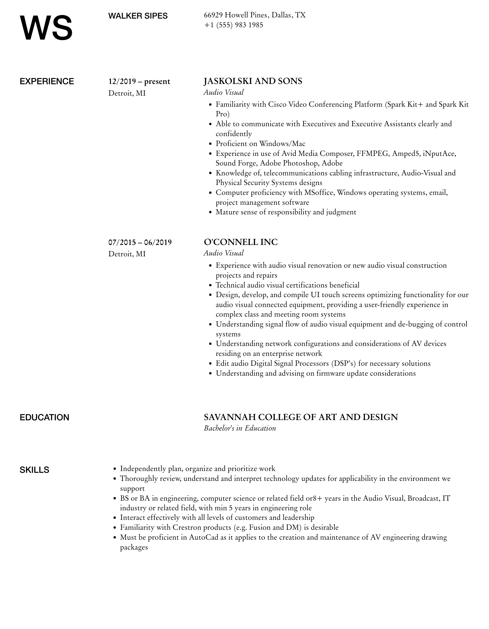 Audio Visual Resume Samples Velvet Jobs Audio Visual Resume Samples Velvet Jobs