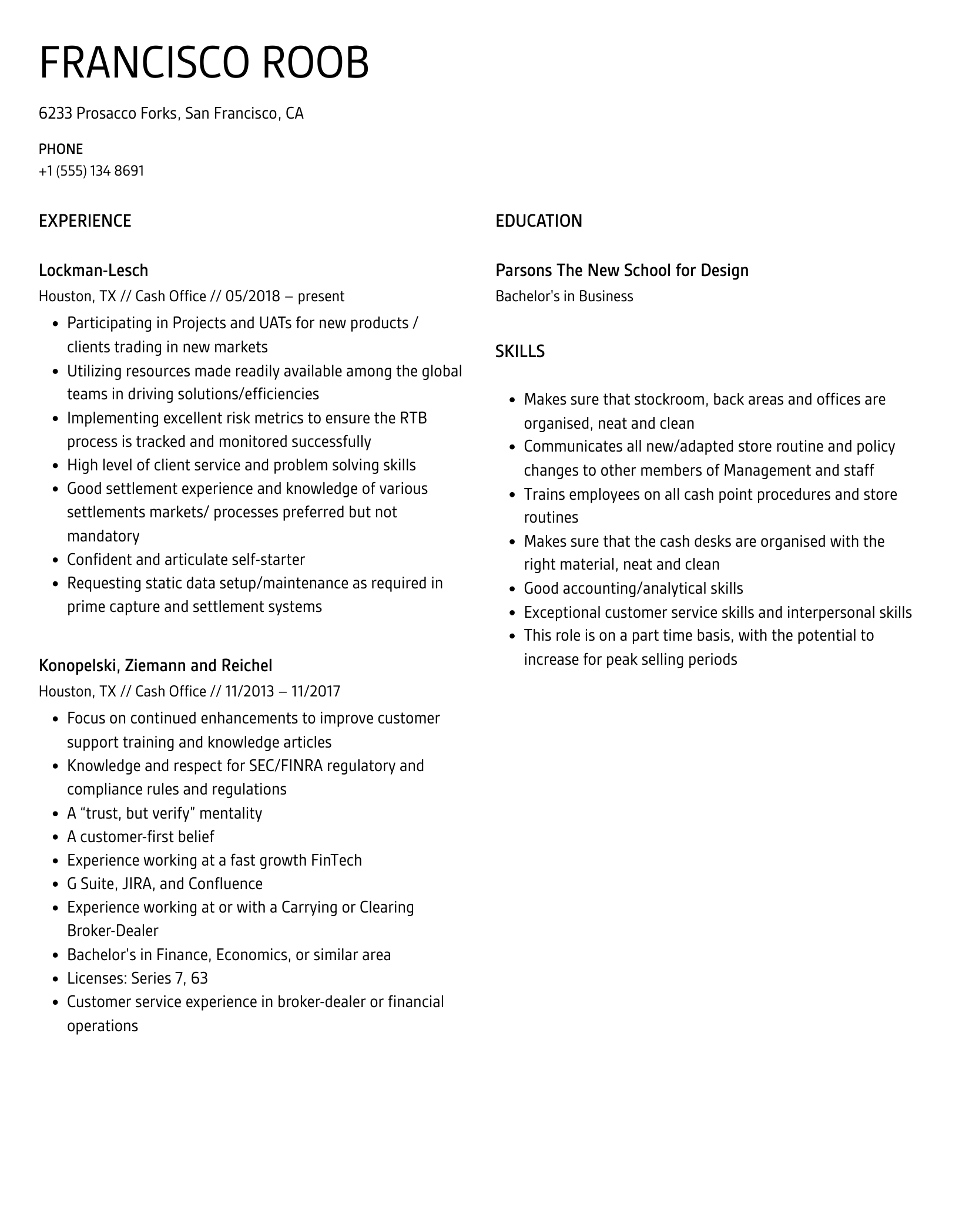 Cash Office Resume Samples Velvet Jobs Cash Office Resume Samples Velvet Jobs
