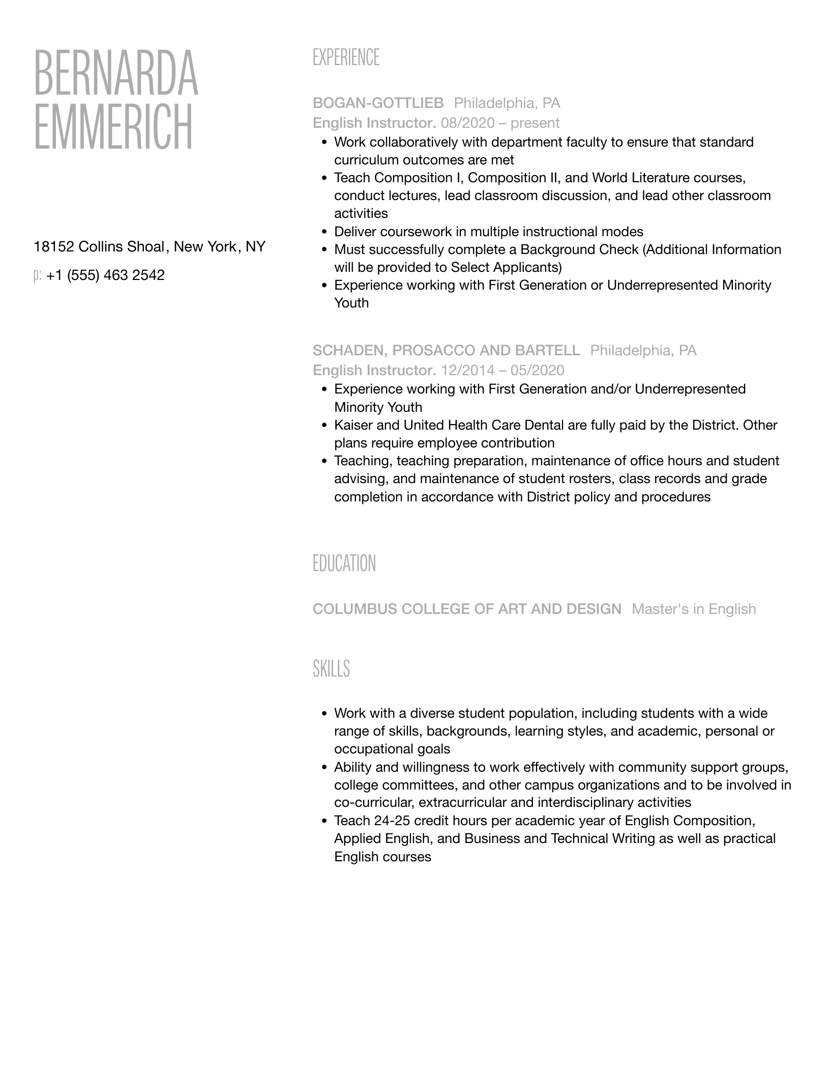 English Instructor Resume Samples Velvet Jobs English Instructor Resume Samples Velvet Jobs