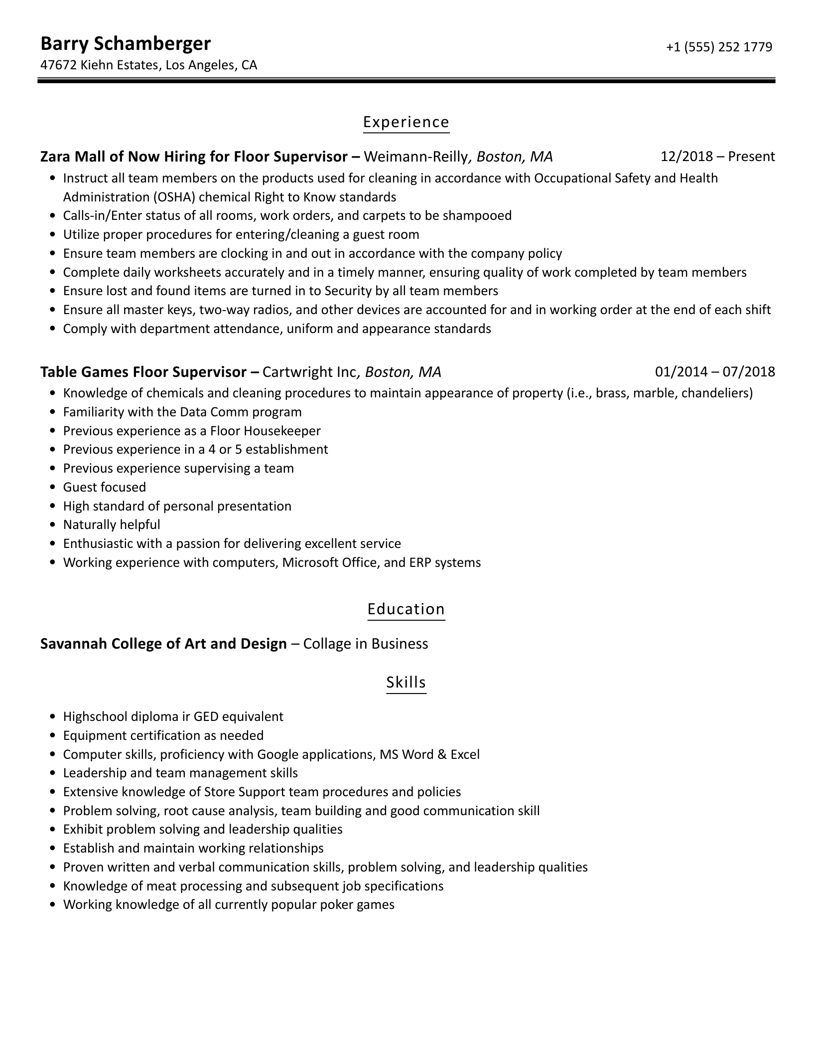 Restaurant Floor Supervisor Duties And Responsibilities Resume Restaurant Floor Supervisor Duties And Responsibilities Resume