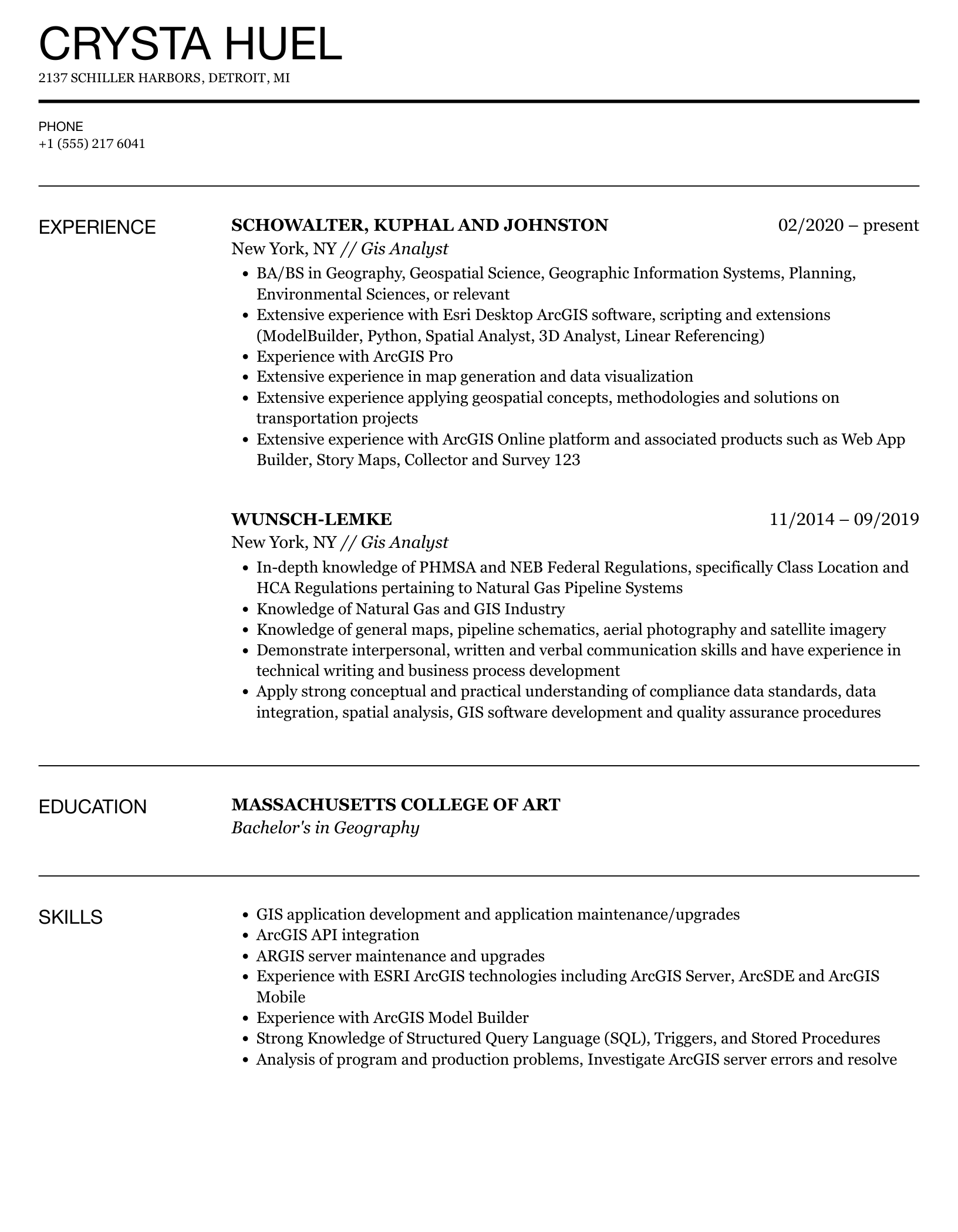 Gis Analyst Resume Efren1992