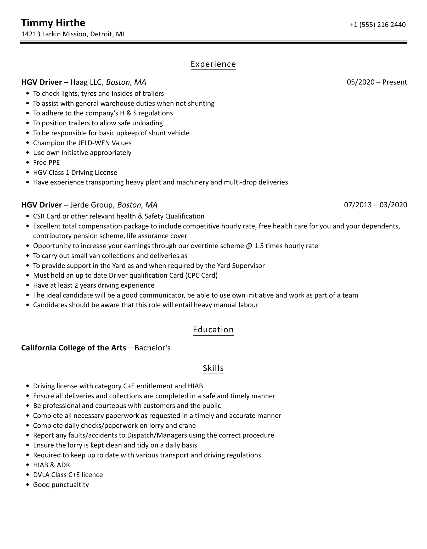 HGV Driver Resume Samples Velvet Jobs HGV Driver Resume Samples Velvet Jobs