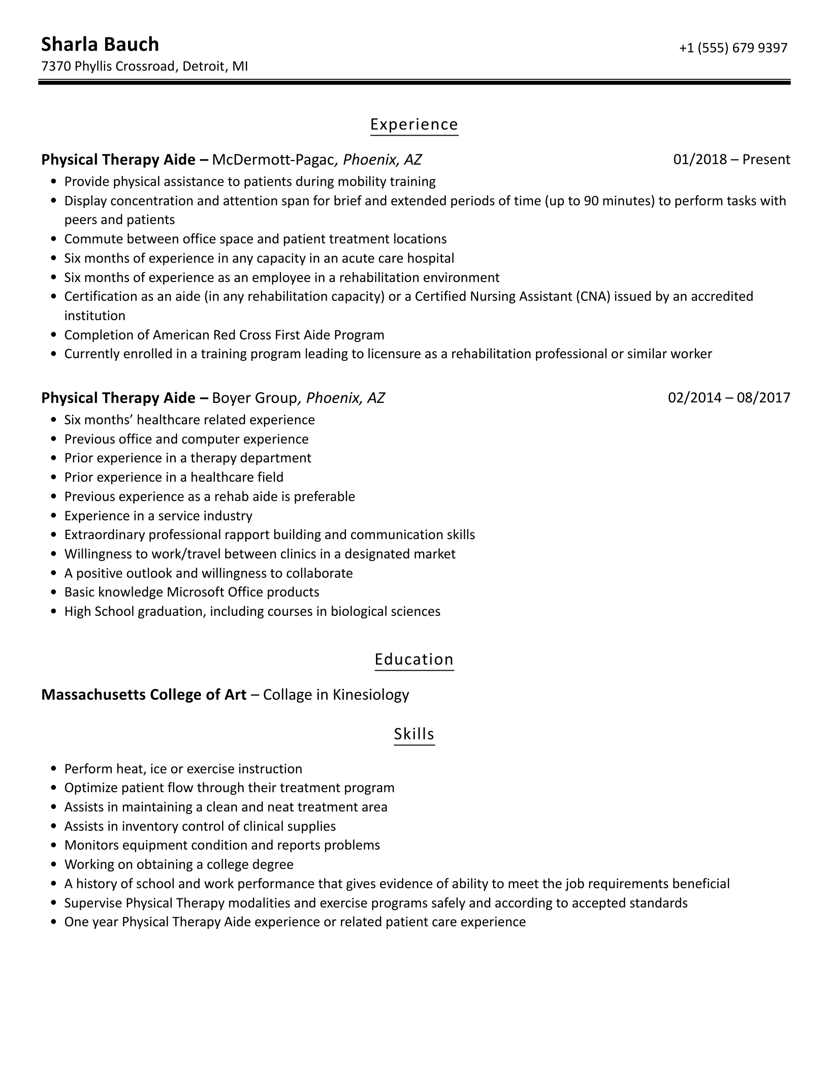 Inpatient Physical Therapy Aide Jobs Near Me Truman Chadwick Inpatient Physical Therapy Aide Jobs Near Me Truman Chadwick