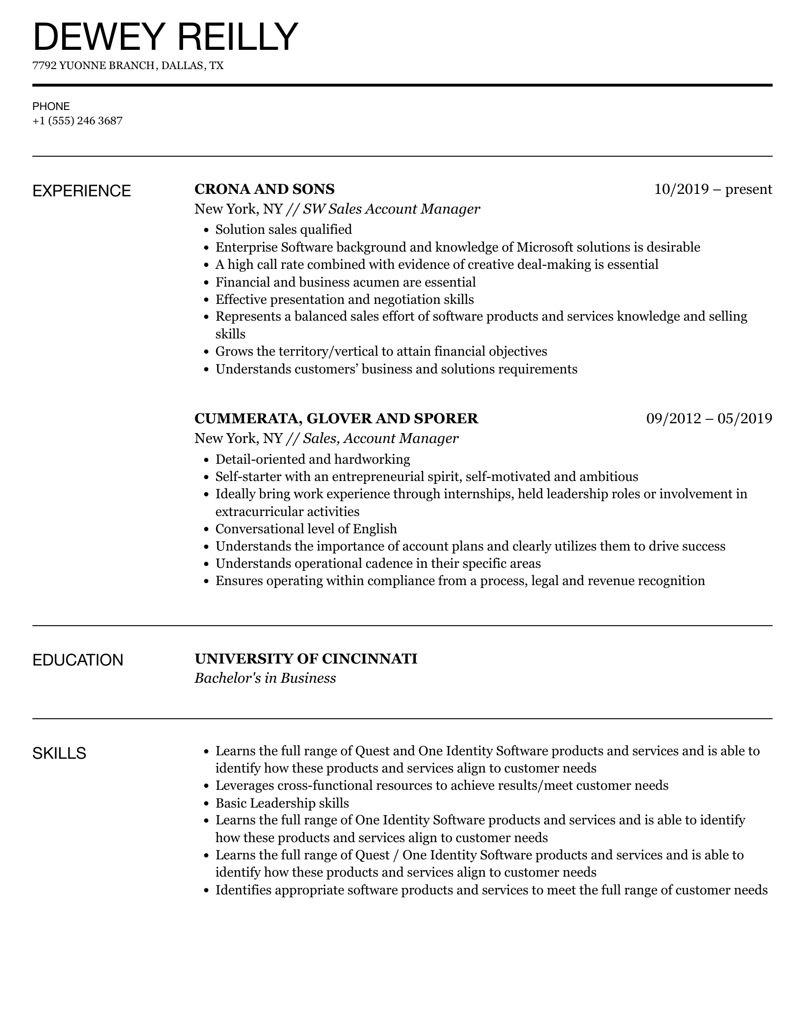 Sales Account Manager Resume Hottoddlerboysralphlauren680