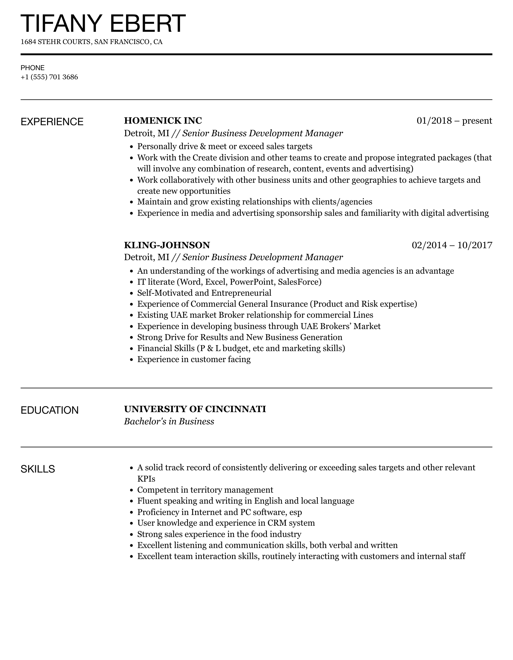 What Is A Senior Business Development Manager