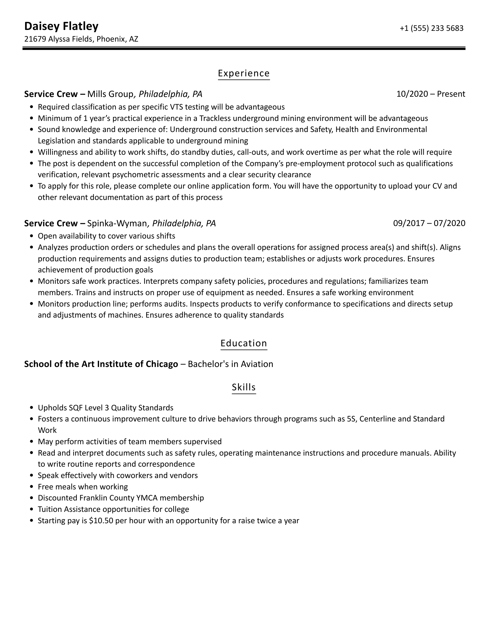 Service Crew Resume Samples Velvet Jobs Service Crew Resume Samples Velvet Jobs