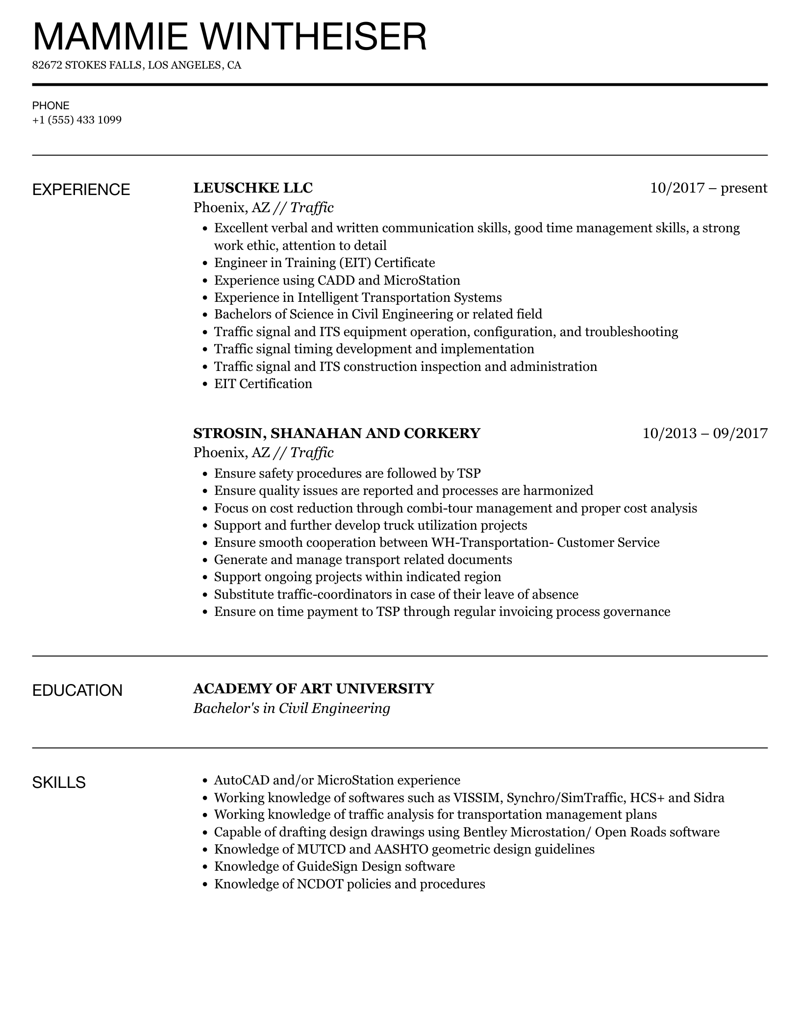 Marshall Resume Template Isungset Blog