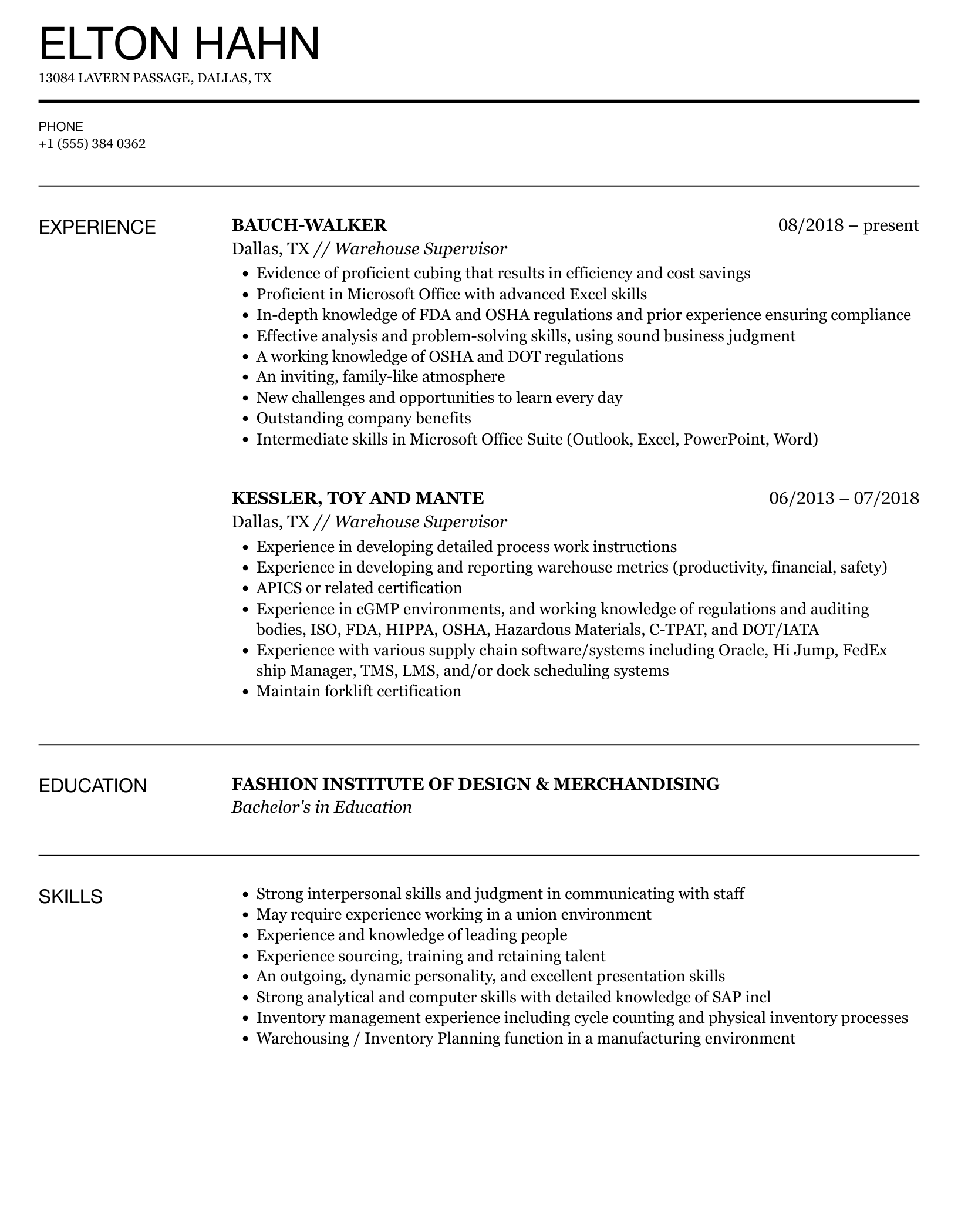 What Are The Roles And Responsibilities Of A Warehouse Supervisor